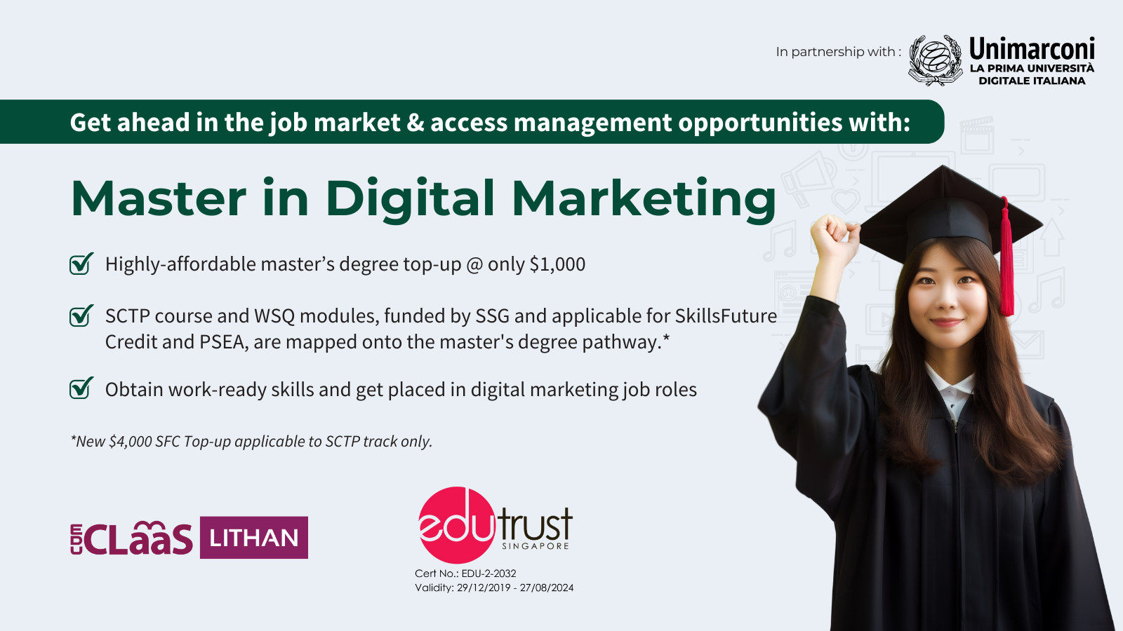 Highly Affordable Master in Digital Marketing - Higher Education