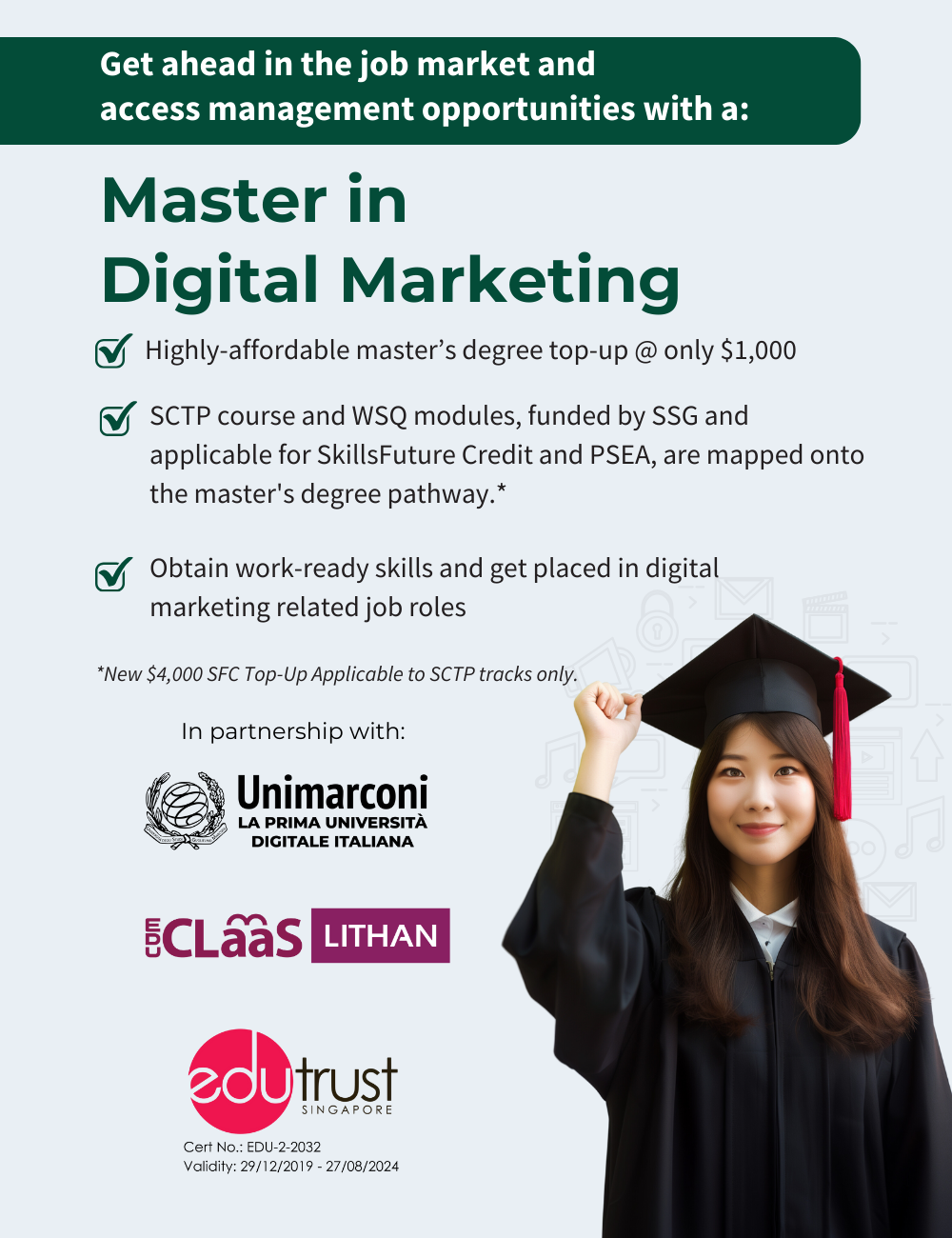 Highly Affordable Master in Digital Marketing - Higher Education