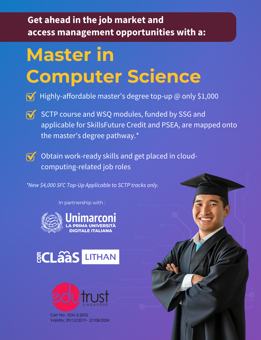 Highly Affordable Master in Cloud Computing - Higher Education